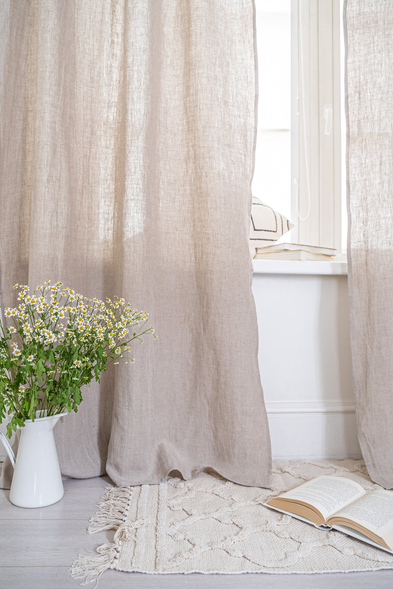 LINEN CURTAINS - Easy Linen Crafts